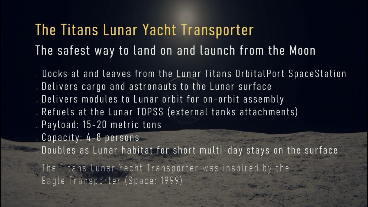 Lunar Yacht Transporter – Titans Space Industries Inc.